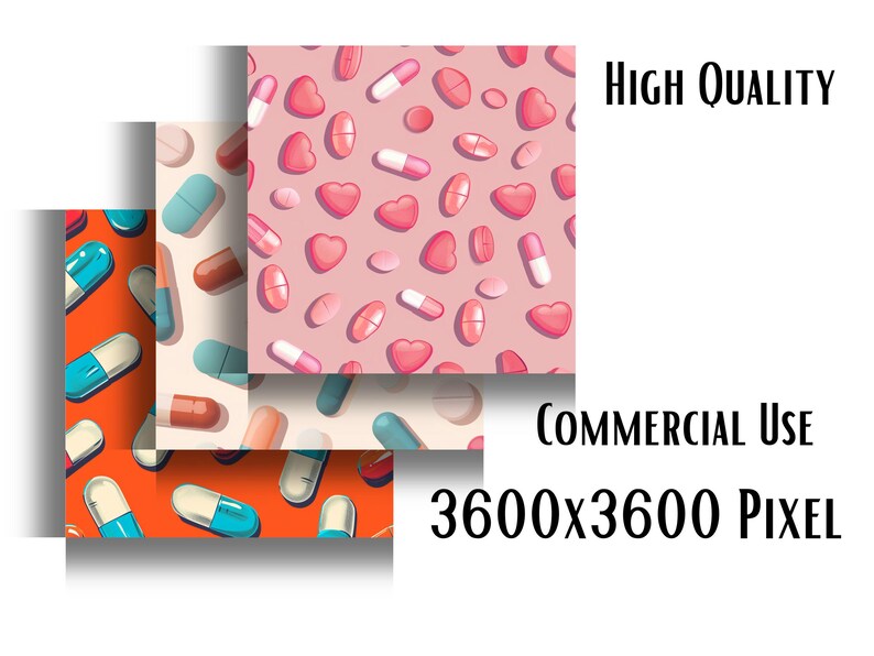 NURSE LIFE, 40 Nurse Seamless Repeat Pattern, Retro Healthcare, Medical ...