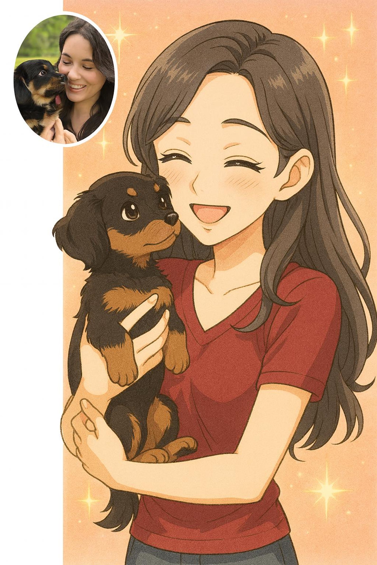 Custom Anime Portrait | Personalized Anime Cartoon | Best Gift Idea for ...