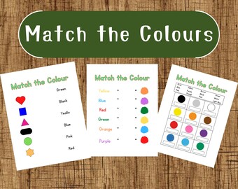 Printable Matching Worksheets, Match the Birds, Kindergarten Preschool ...