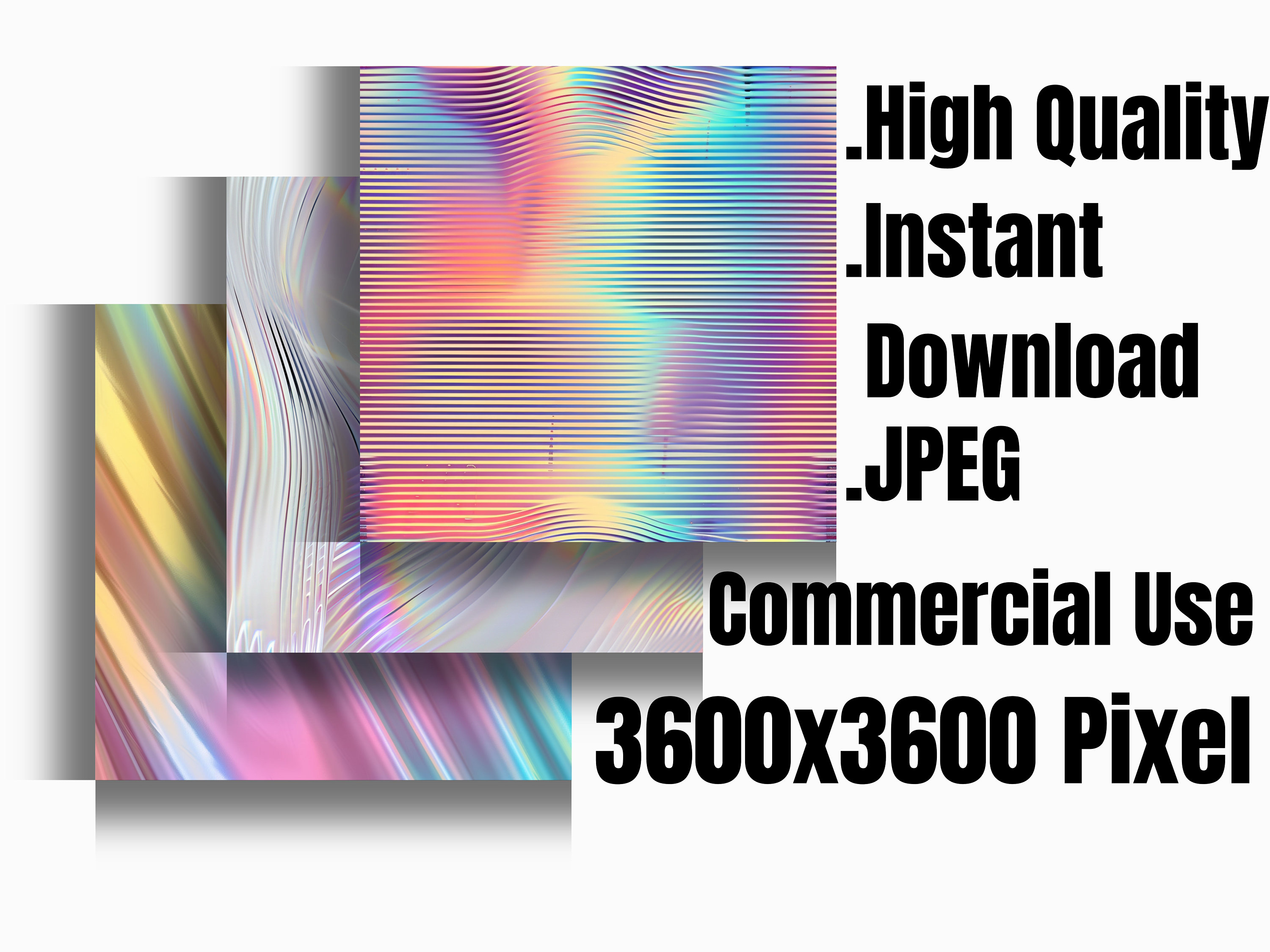 Ultimate Iridescent Textures - 14 Seamless Digital Paper Metallic ...