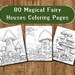 80 Enchanted Fairy House Coloring Pages, Fantasy Home Fairy Coloring ...