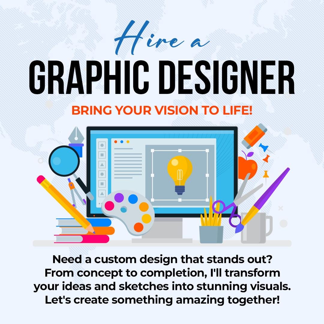 Hire a Graphic Designer, Graphic Design Services, Custom Graphics ...