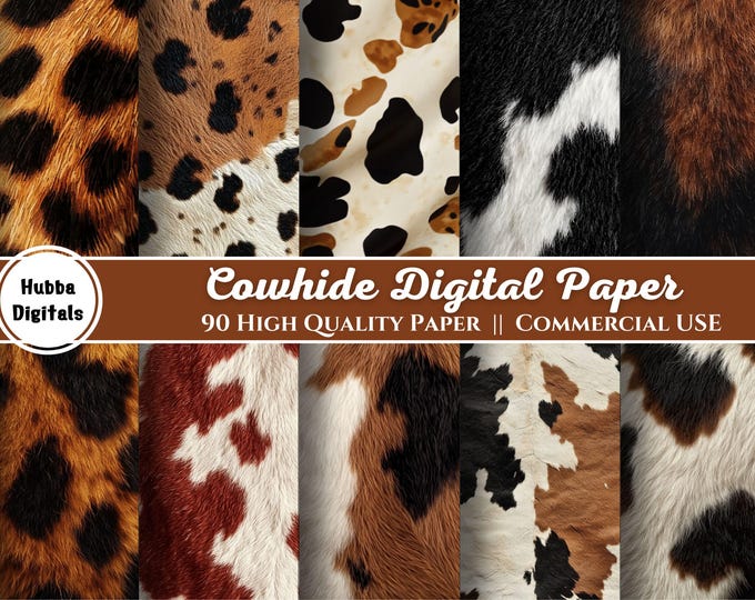 Cowhide Background Sublimation Design Western PNG File for Sublimation ...