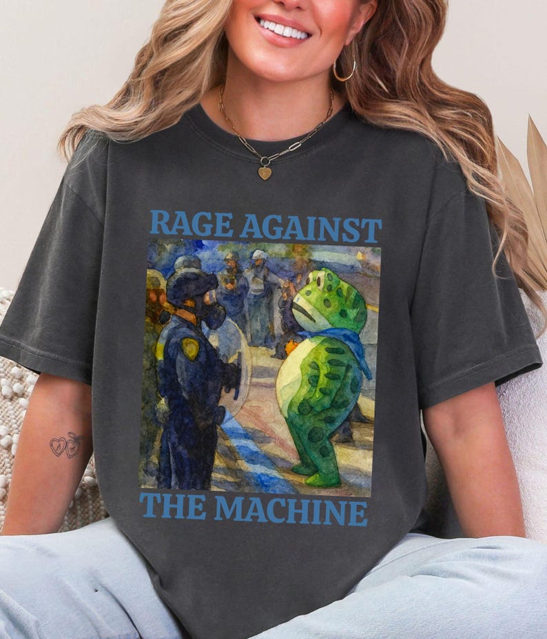 Portland Frog Protest Rage Against the Machine Unisex T-shirt, I Stand ...