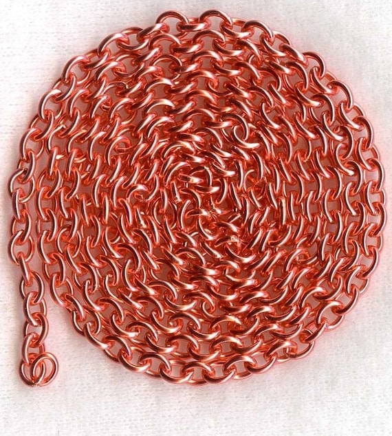 PEACH METALLIC CHAIN - Etsy