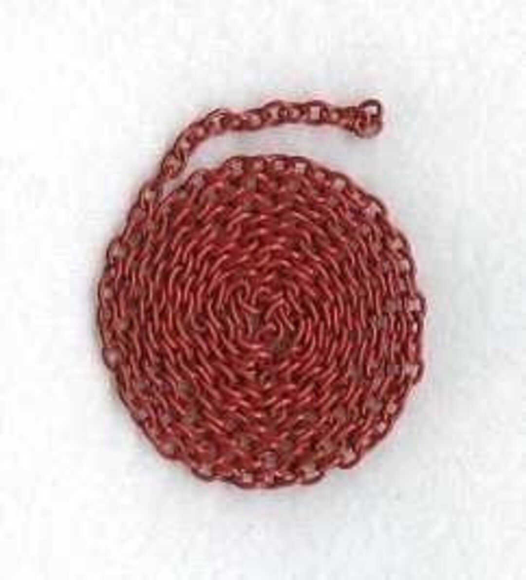 ENAMEL CHAIN RED - Etsy