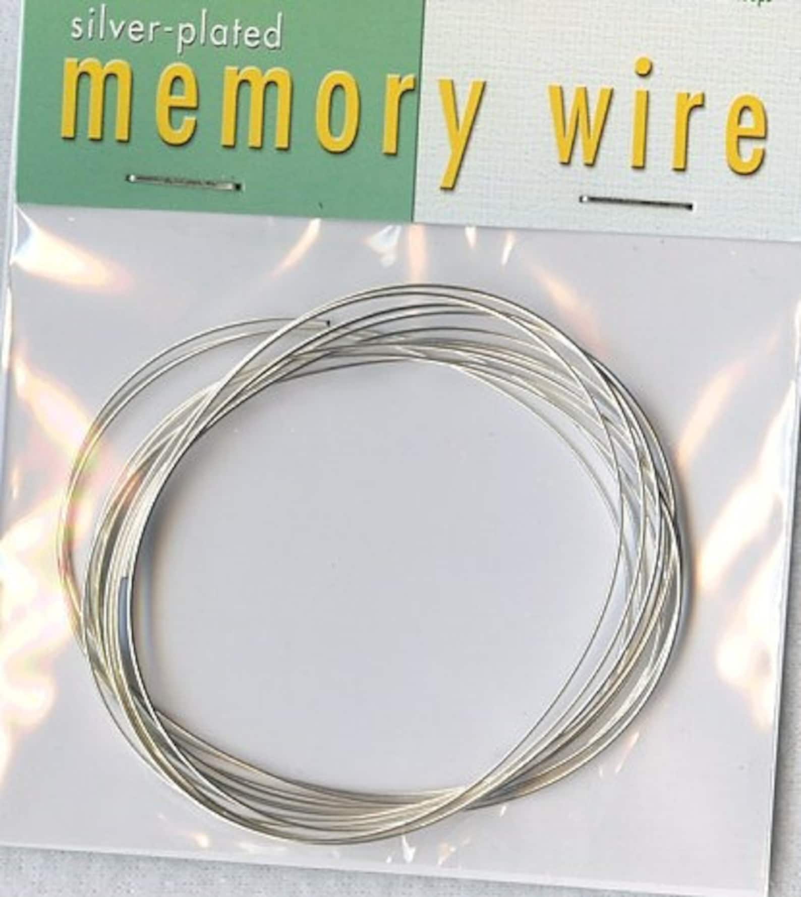 Oval Memory Wire Silver Plate | Etsy