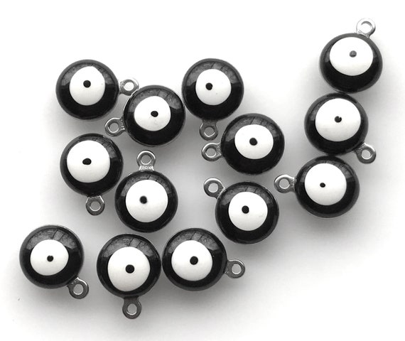 Beadie Eyes Black Pair Large | Etsy