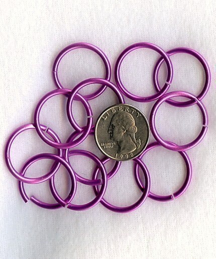 Pink Jumbo AA Jump Rings - Etsy