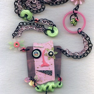 PURPLE Funk Enamel CHAIN - Etsy