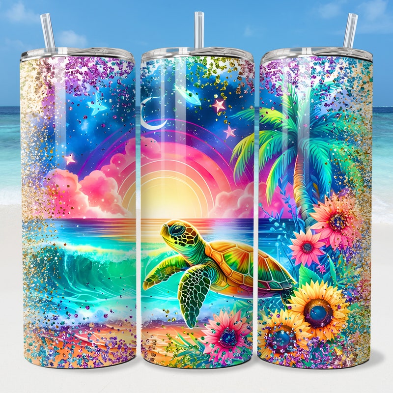 Glitter Turtle - Etsy