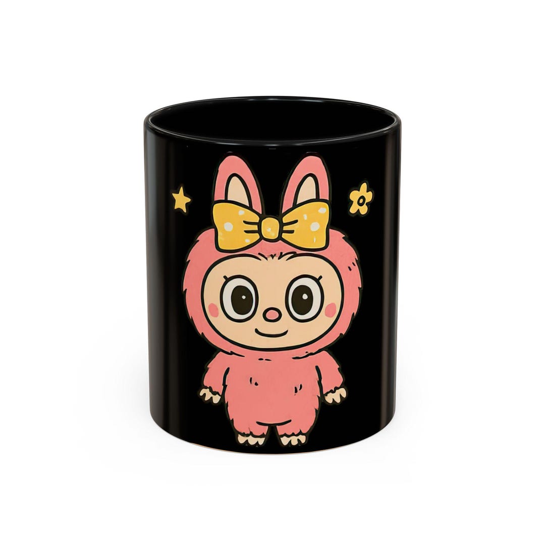 Cute Labubu Character Coffee Mug, Fun Gift for Kids, Tea Cup, Adorable ...