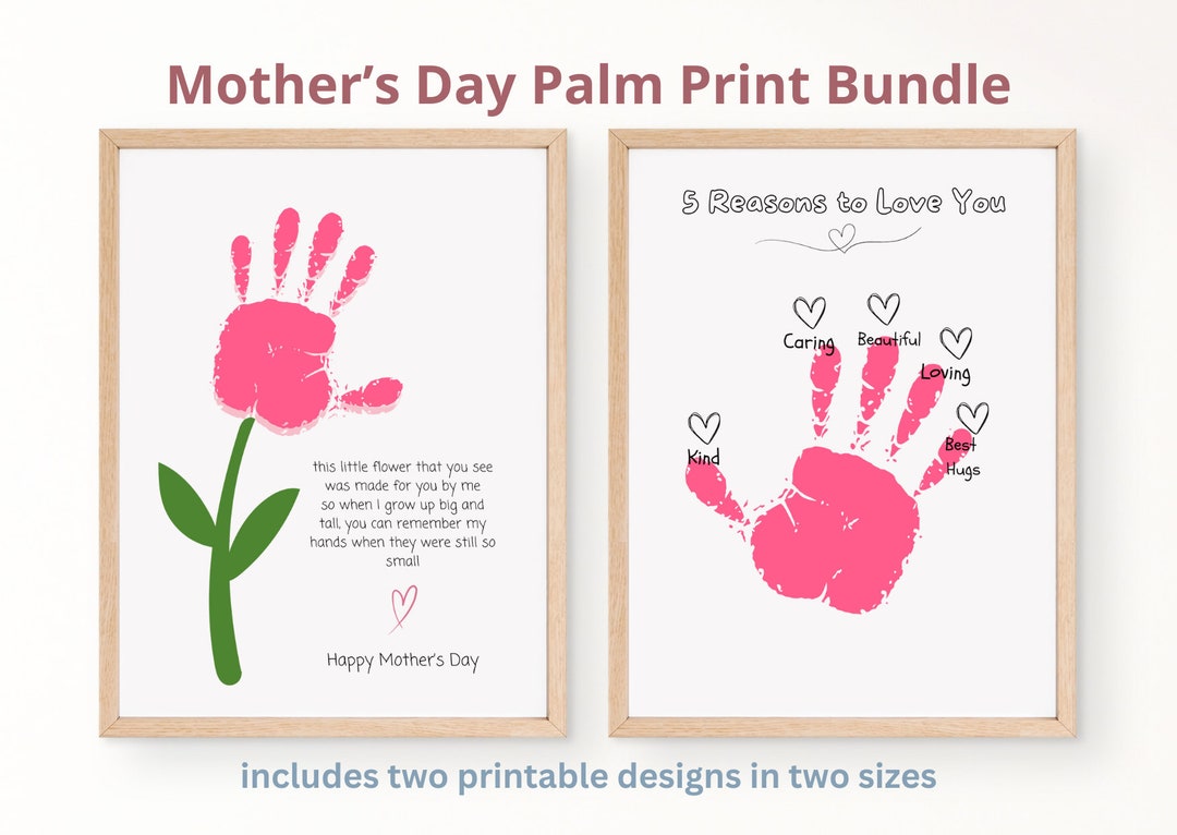Mother’s Day Keepsake Printable Bundle| Mother’s Day Flower + Poem ...