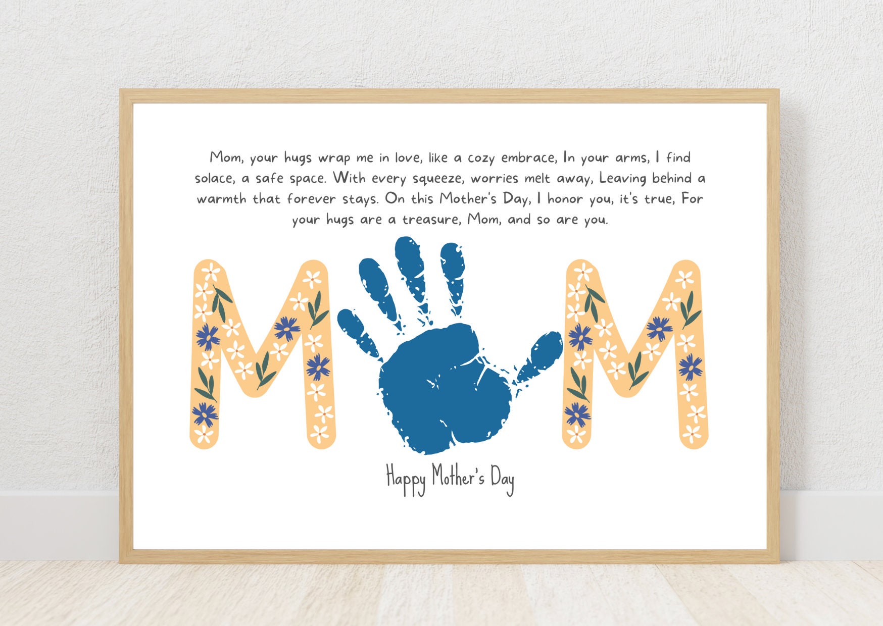 Mothers Day Poem Message Printable Bundlemothers Day Personalised ...