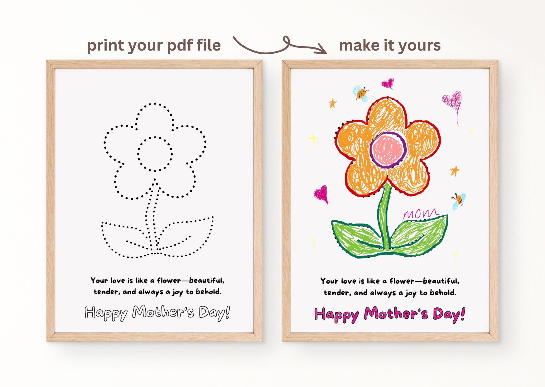 Mother’s Day Printable Colouring Art Bundle| All About My Mom|what I ...
