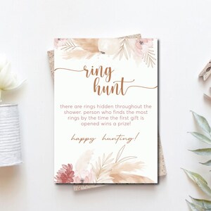 Ring Hunt Bridal Shower Game | Wedding Ring Game | Engagement Party ...