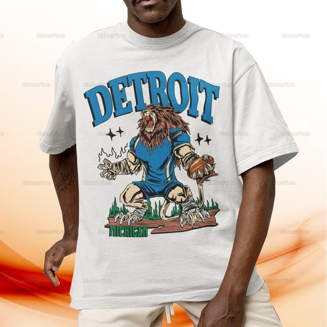 Detroit Shirt, Detroit Football Shirt, Detroit Graphic Tee, Detroit ...