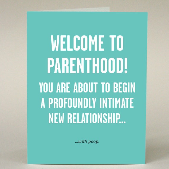 Welcome to Parenthood Greeting Card | Etsy