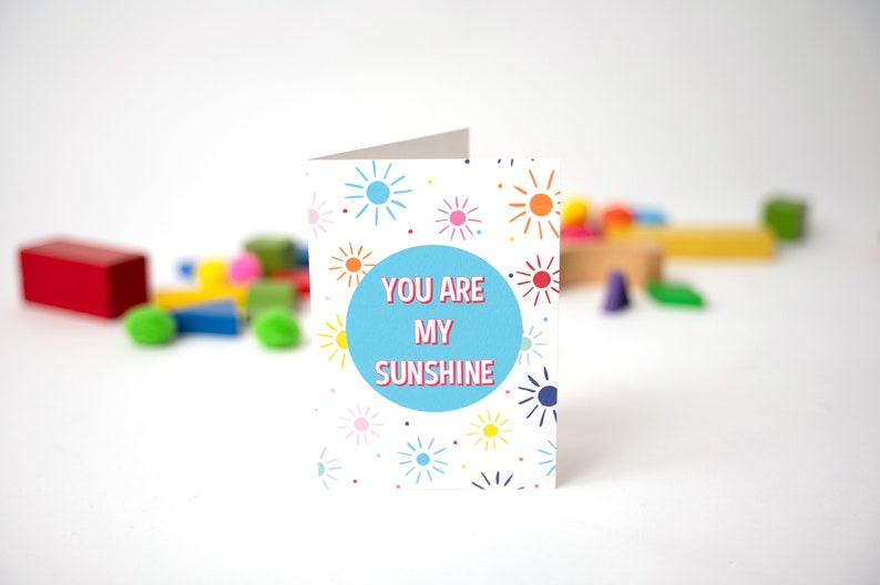 You Are My Sunshine Greetings Cards - Etsy