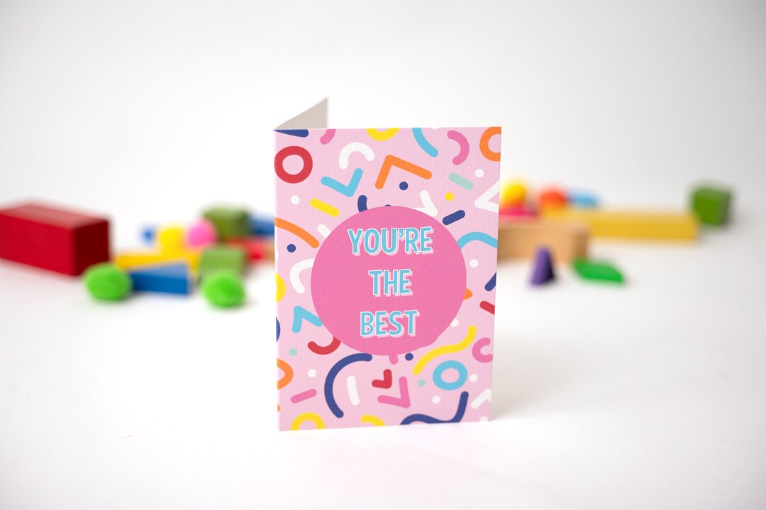 You're the Best Greetings Cards - Etsy