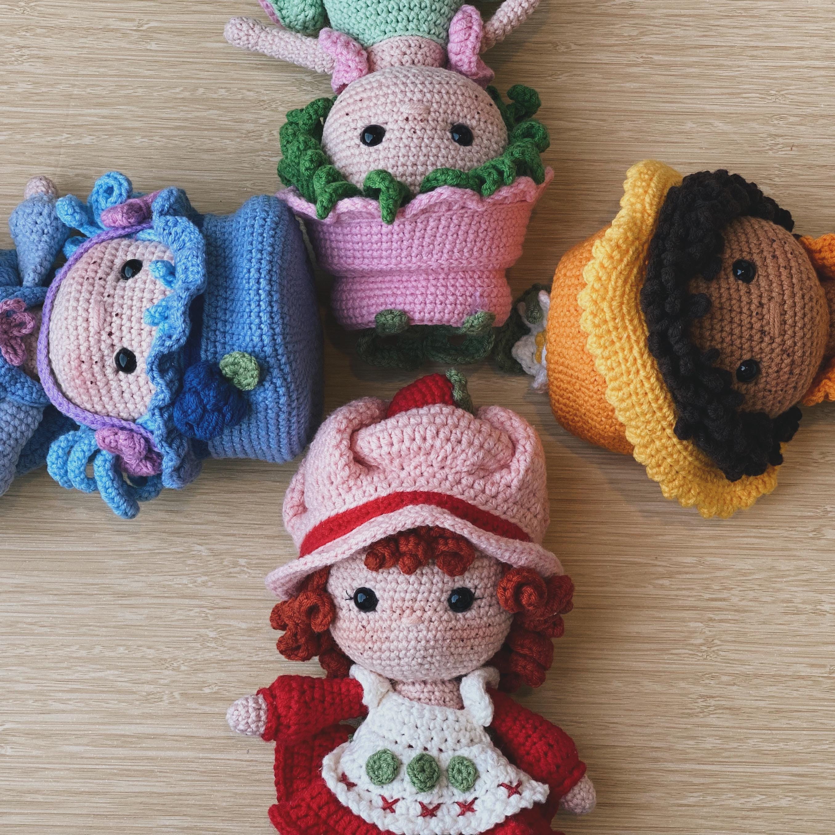Blueberry Doll - Amigurumi Pattern - Strawberry Shortcake Friends - Etsy