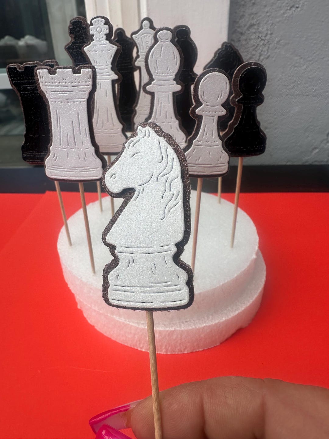 Chess Cupcake Toppers (12-3-D Toppers) If You Have a Color Scheme ...