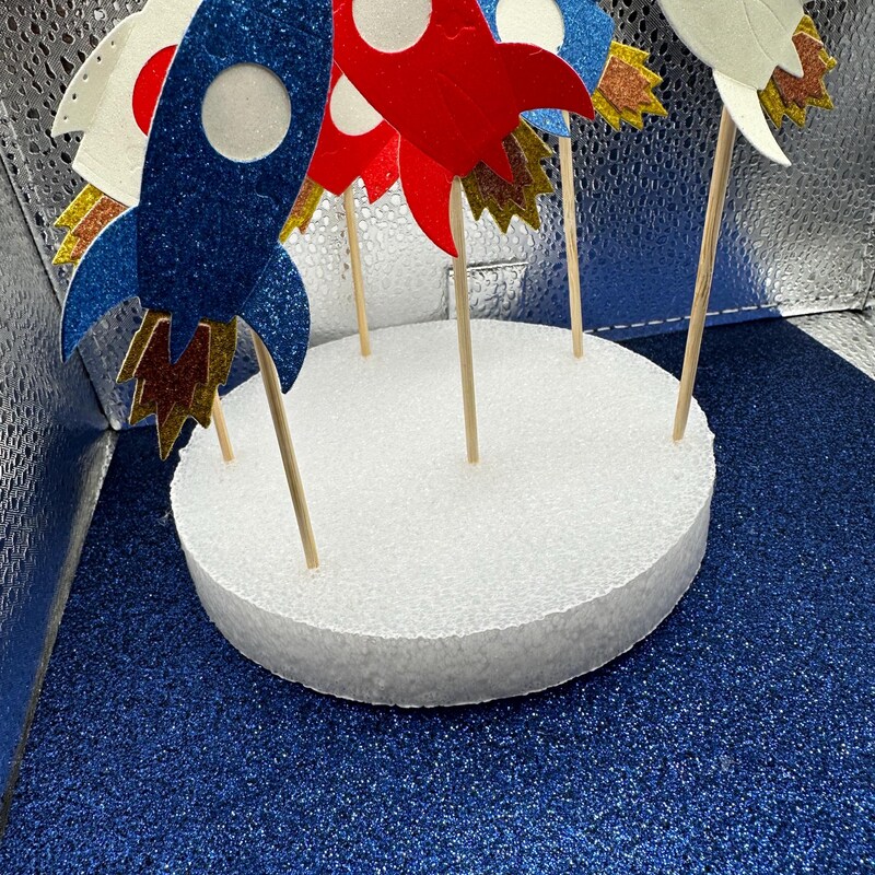 Rocket Cake Topper - Etsy Canada