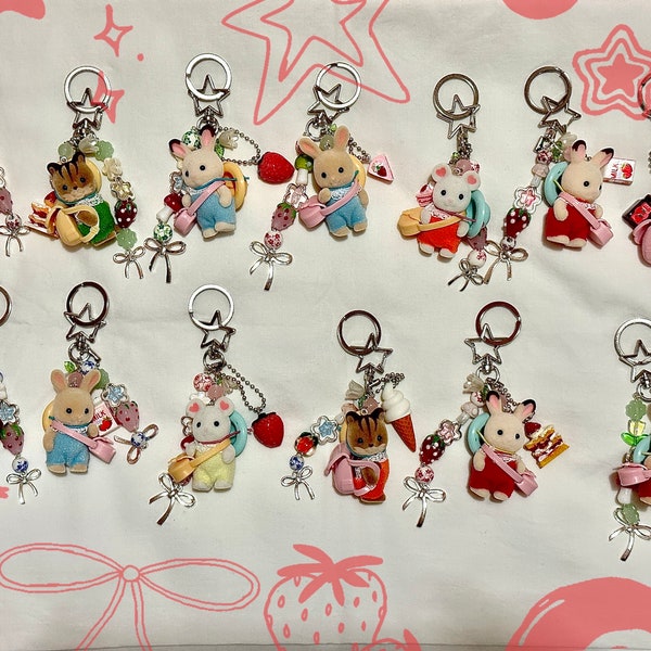 Sylvanian Families Keychain - Etsy