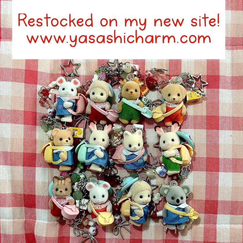 Sylvanian Families Keychain - Etsy