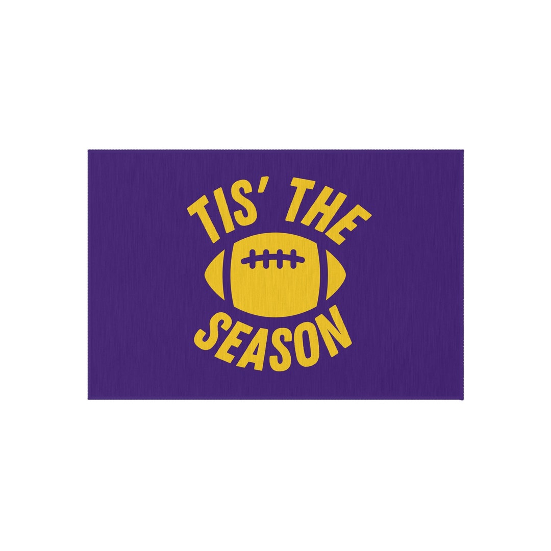 Football Season Welcome Mat LSU Louisiana Football Fan Door Mat Sports ...