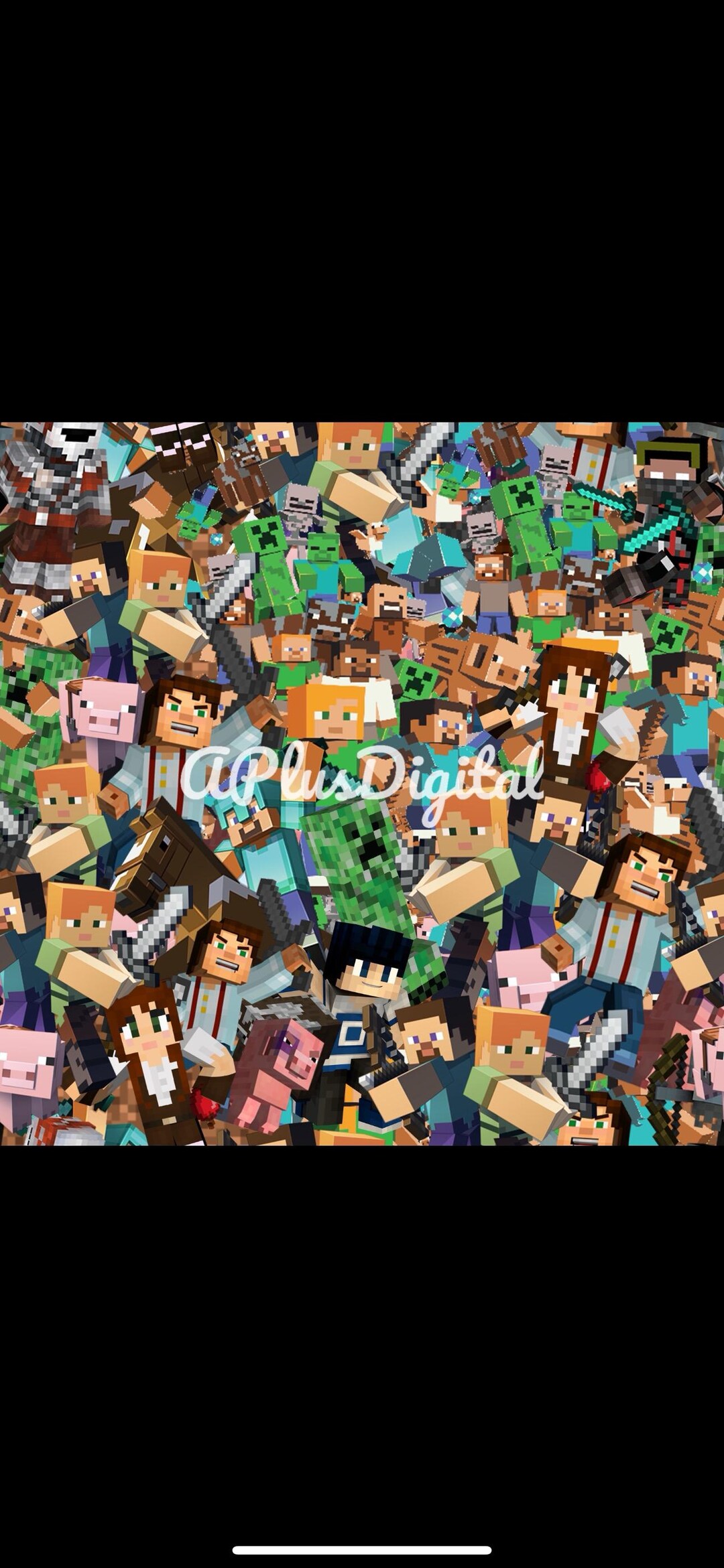 Craft Miner Seamless Pattern Jpg File - Etsy
