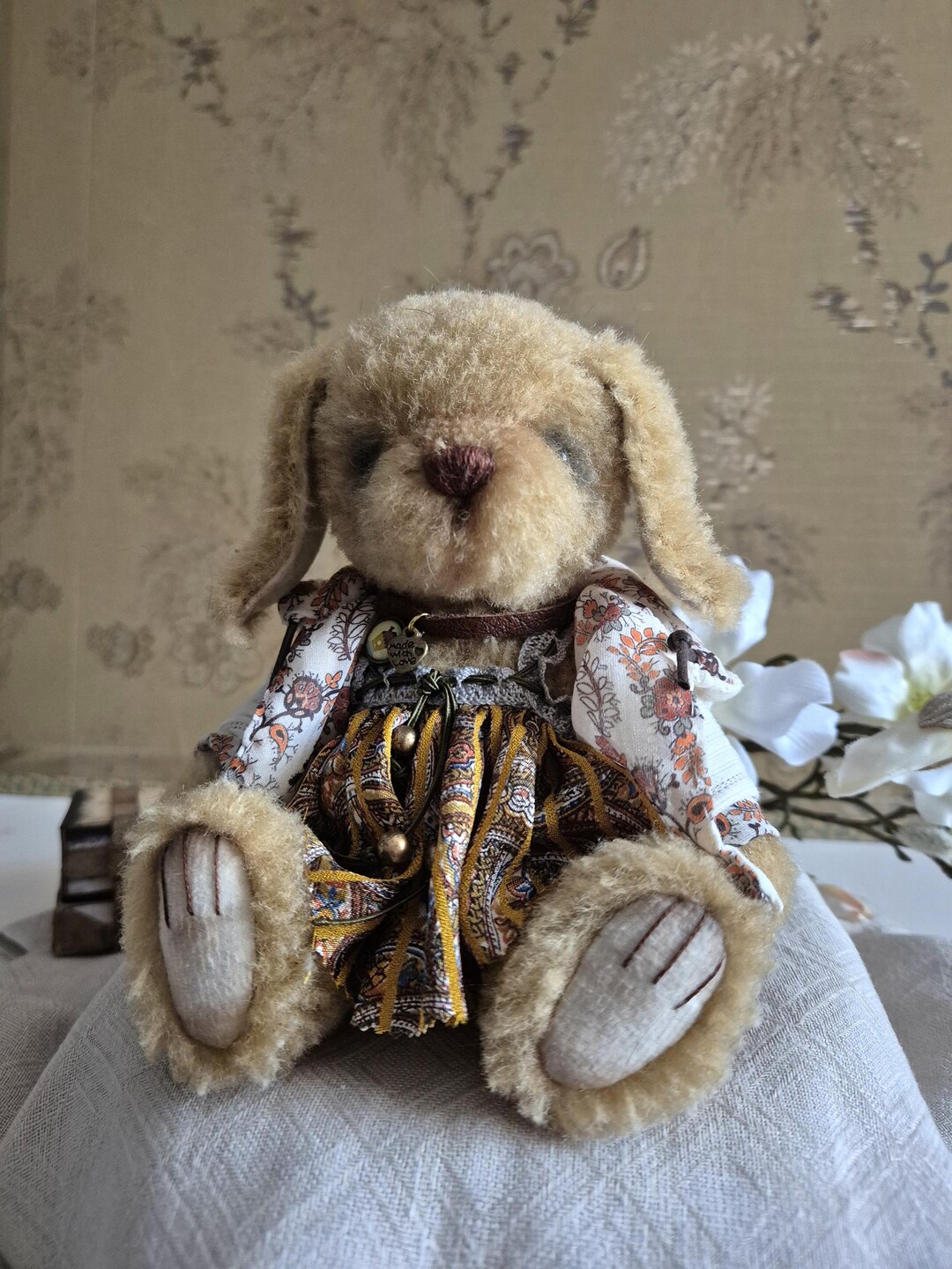 Handmadeteddybear, Teddydoggy, Vintagestyle Teddy, Collectibles ...