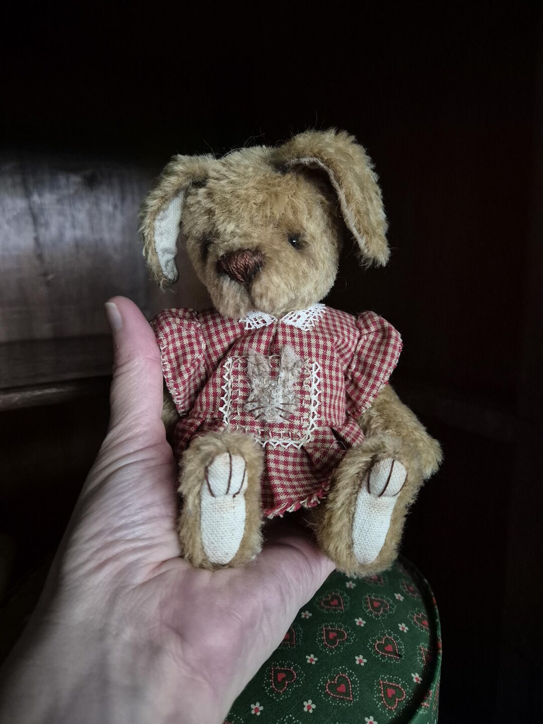 Teddy Dog, Handmade Teddy Vintage Style, Ooak Bear, Artist Bear, 16 Cm ...