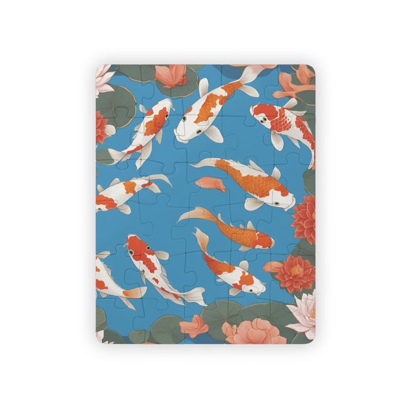 Fish Swimming in a Pond Kids' Puzzle, 30-piece Games for Toddlers ...