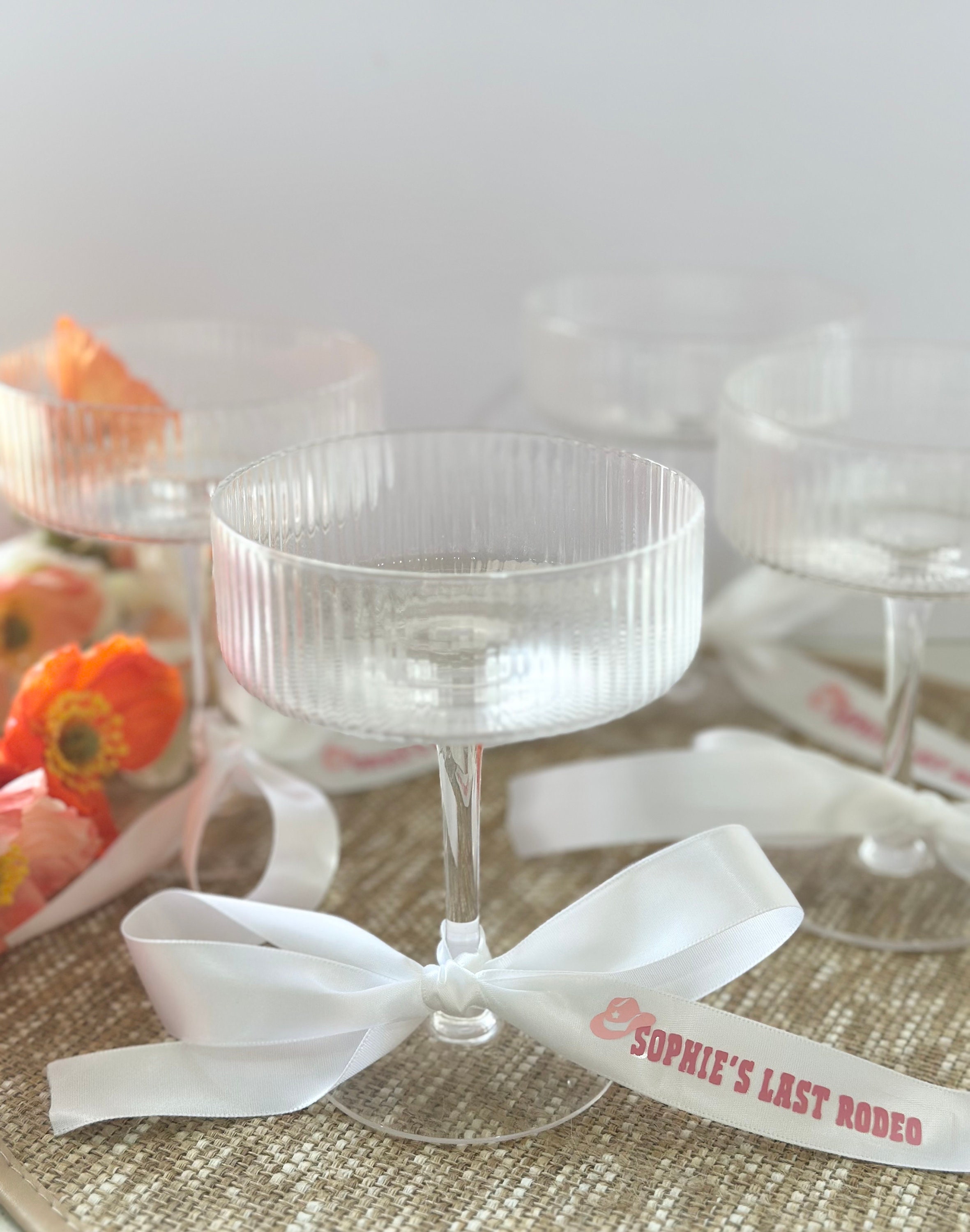 Last Rodeo, Cocktail Glass Bow, Hens Party,drink Tag, Personalised ...