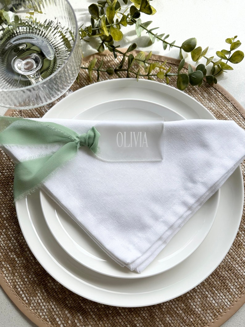 Acrylic Place Cards, Frosted Acrylic, Name Cards, Seating Arrangement ...