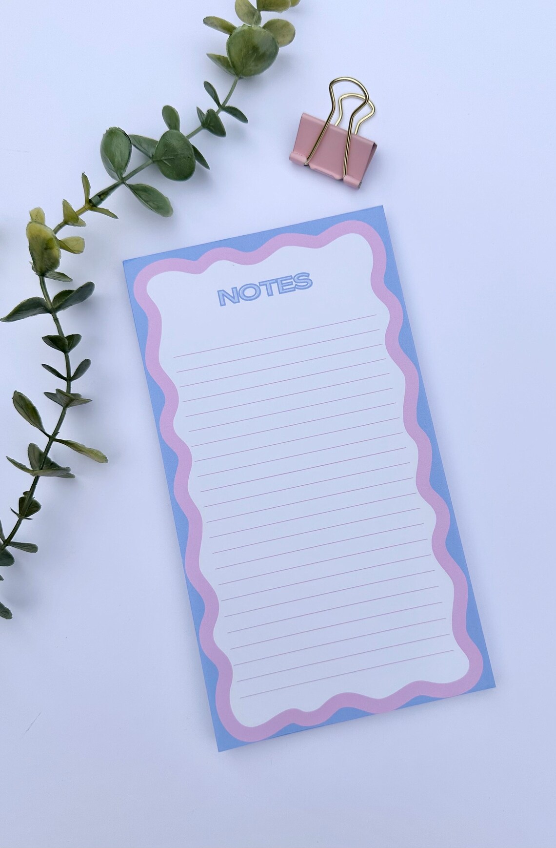 Wavy Notes, Notepad, Stationery Memo Pad, Tear off Notepad, to Do List ...