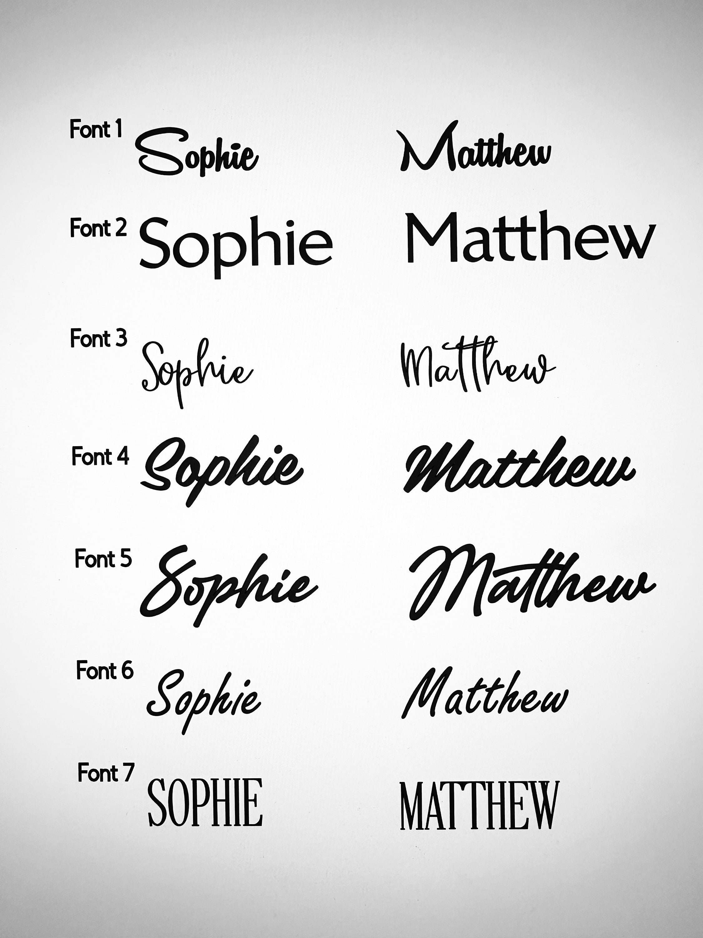 Wavy Acrylic Place Cards, Ripple Acrylic Name Card, Personalised Place ...