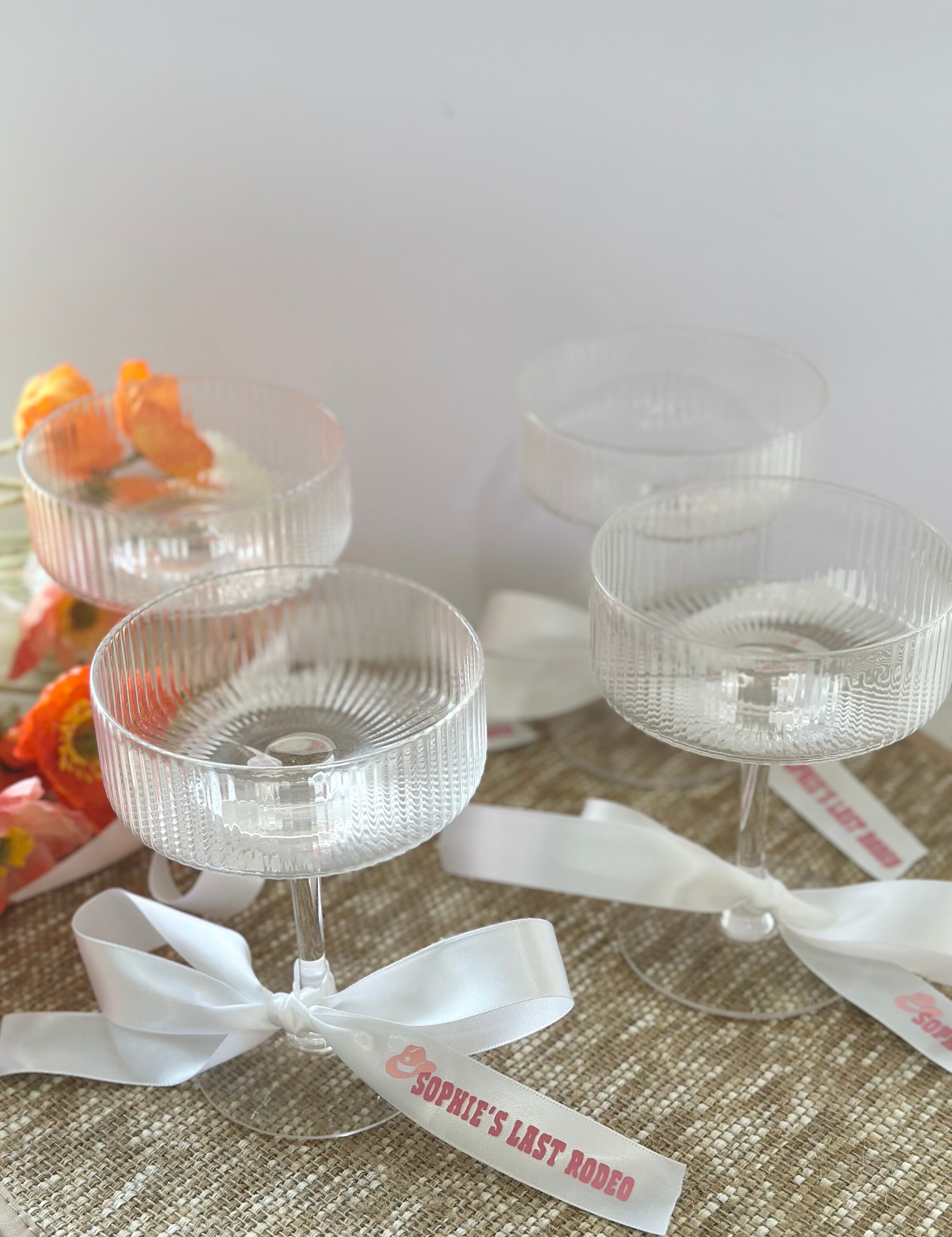 Last Rodeo, Cocktail Glass Bow, Hens Party,drink Tag, Personalised ...