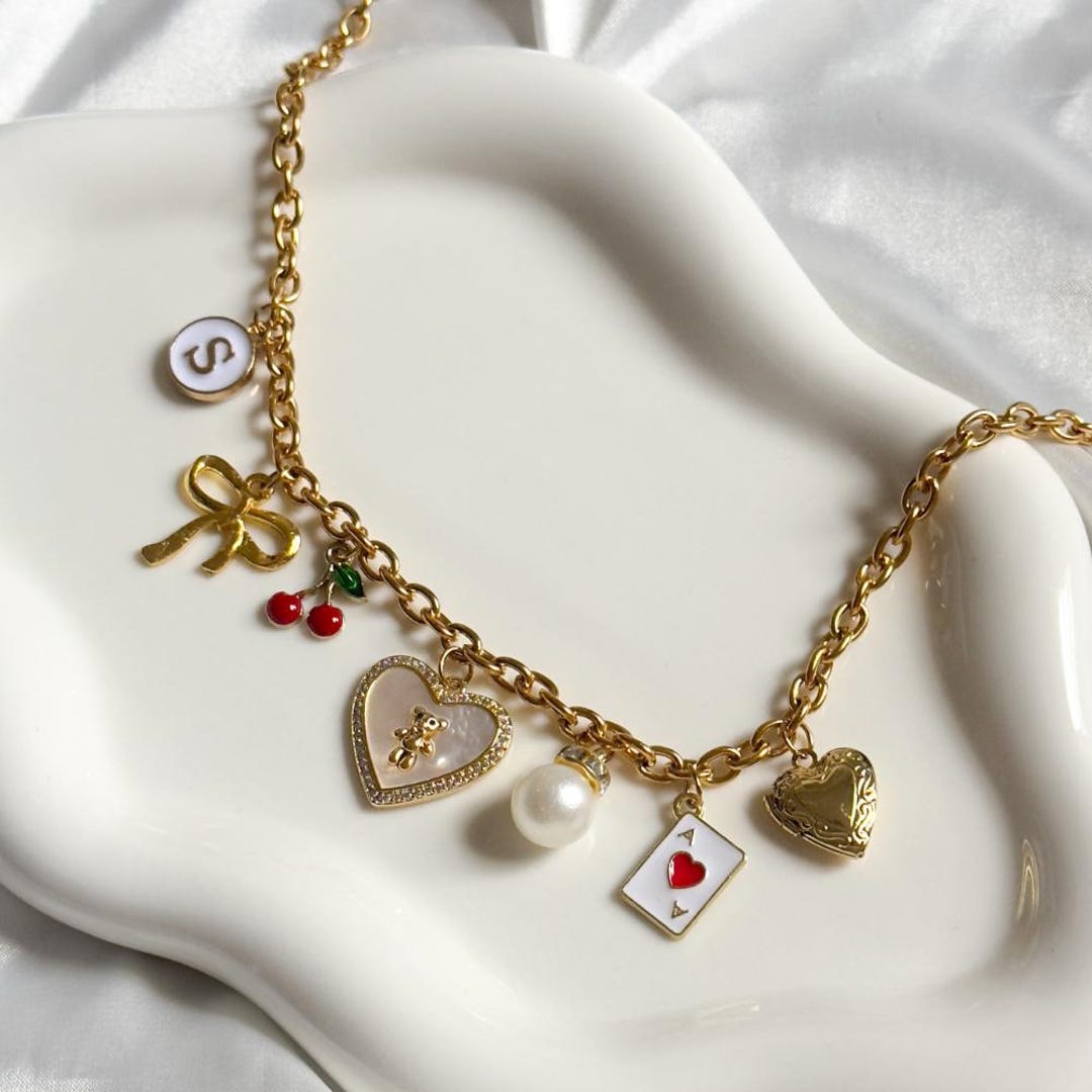 Build Your Own Custom Charm Necklace, Pick Your Charms, Custom Charm ...