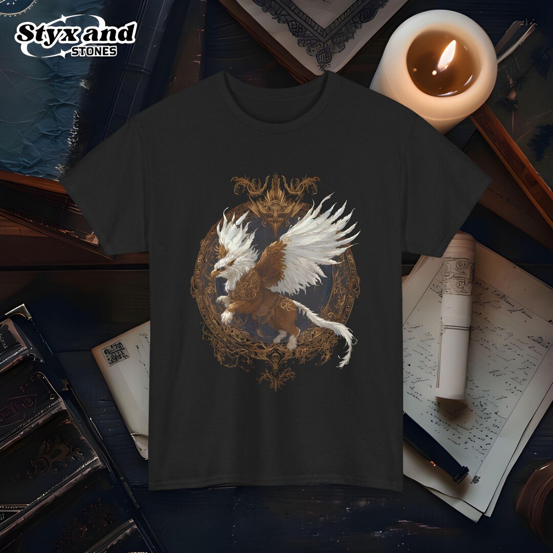 Gryphon Mythological Creature Greek Mythology Griffin Tee Shirt ...