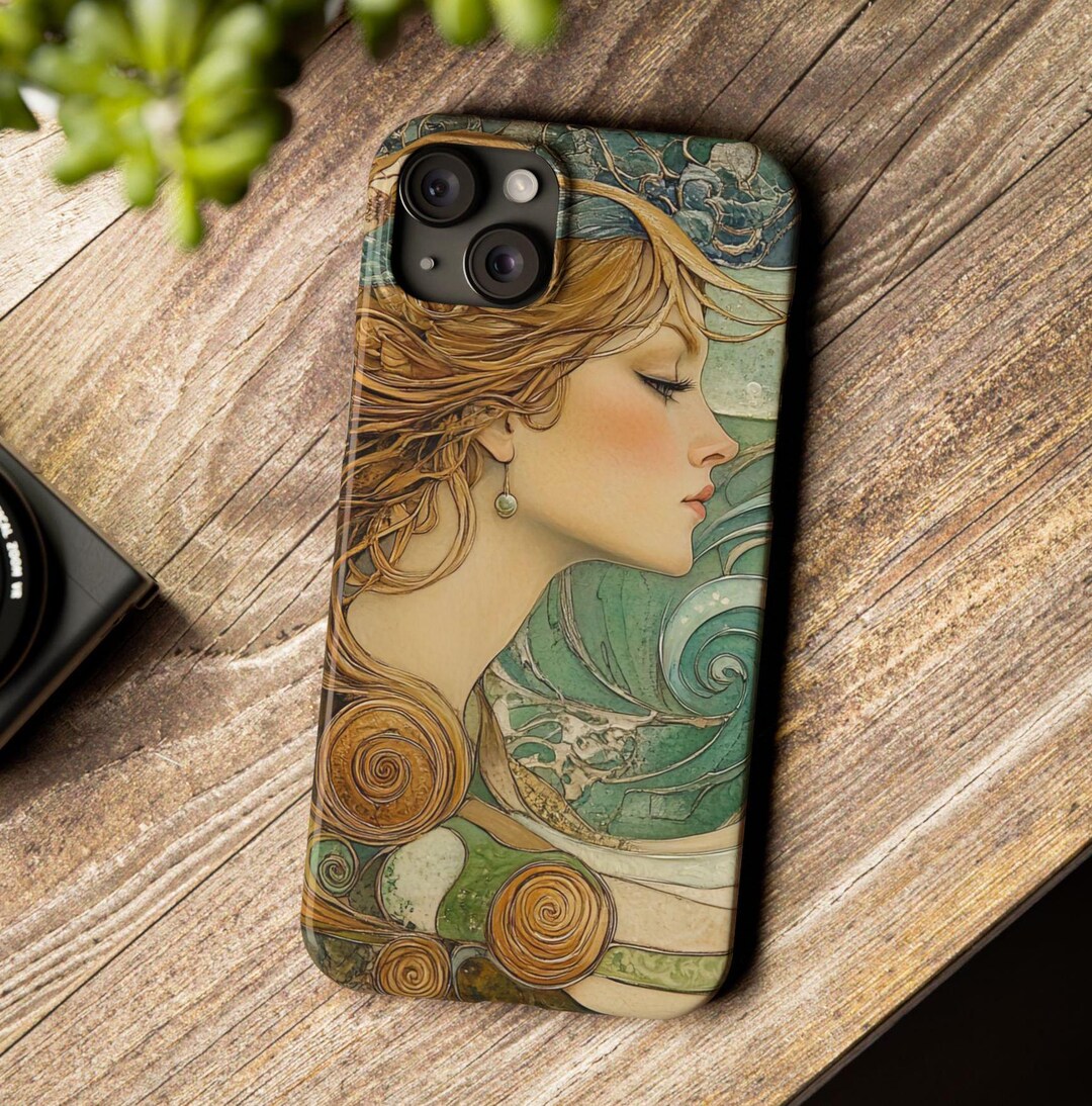 Sea Goddess Phone Case, Greek Mythology Slim Phone Cases, Ocean ...