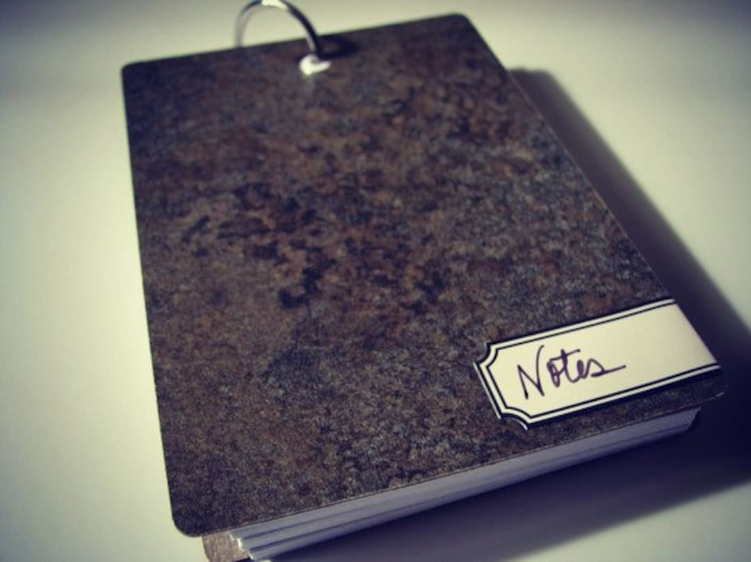 Upcycled Countertop Sample Mini Notebook - Etsy
