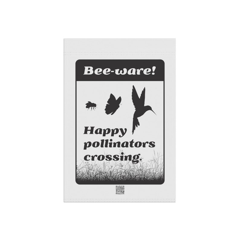 Garden Banner - Happy Pollinators Crossing - Etsy