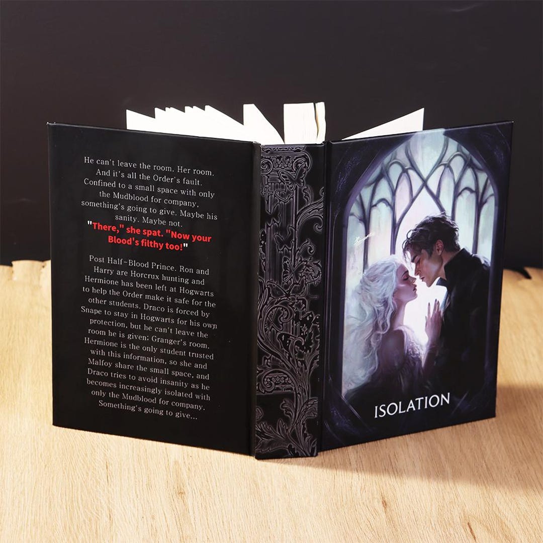 Isolation Hardcover Book, Dramione Fanfiction, Gift for Her - Etsy