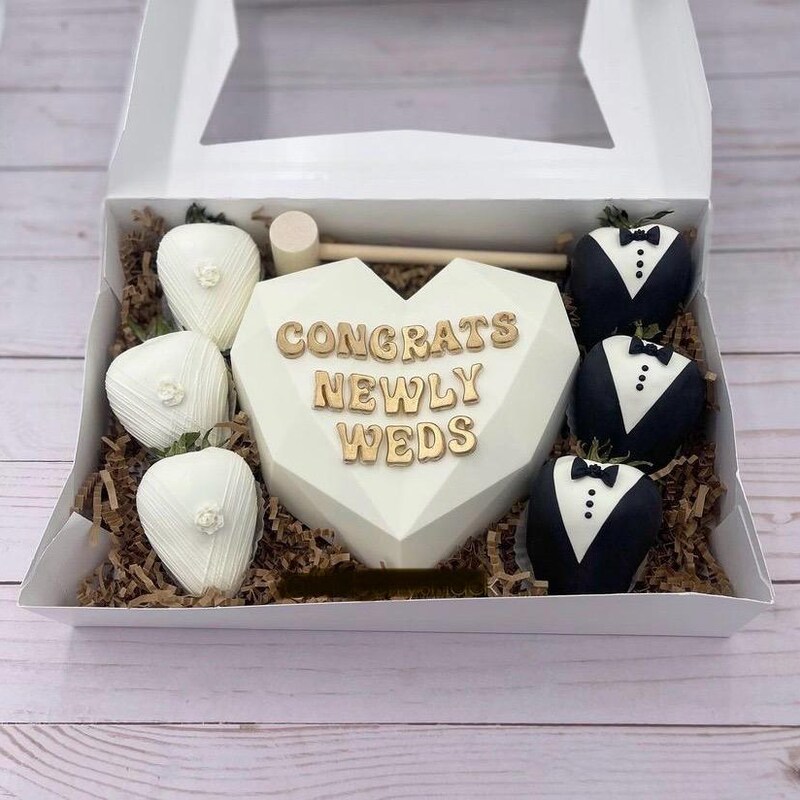 Chocolate Breakable Heart - Etsy