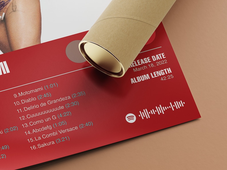 Motomami Poster Rosalía Album Cover Motomami Album Poster Home Decor ...