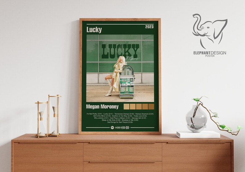 Lucky Poster Megan Moroney Poster Lucky Album Poster Home Decor Music ...