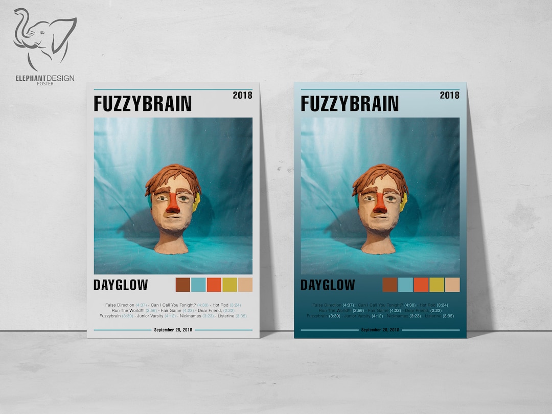 Fuzzybrain Poster Dayglow Album Cover Fuzzybrain Album Poster Home ...