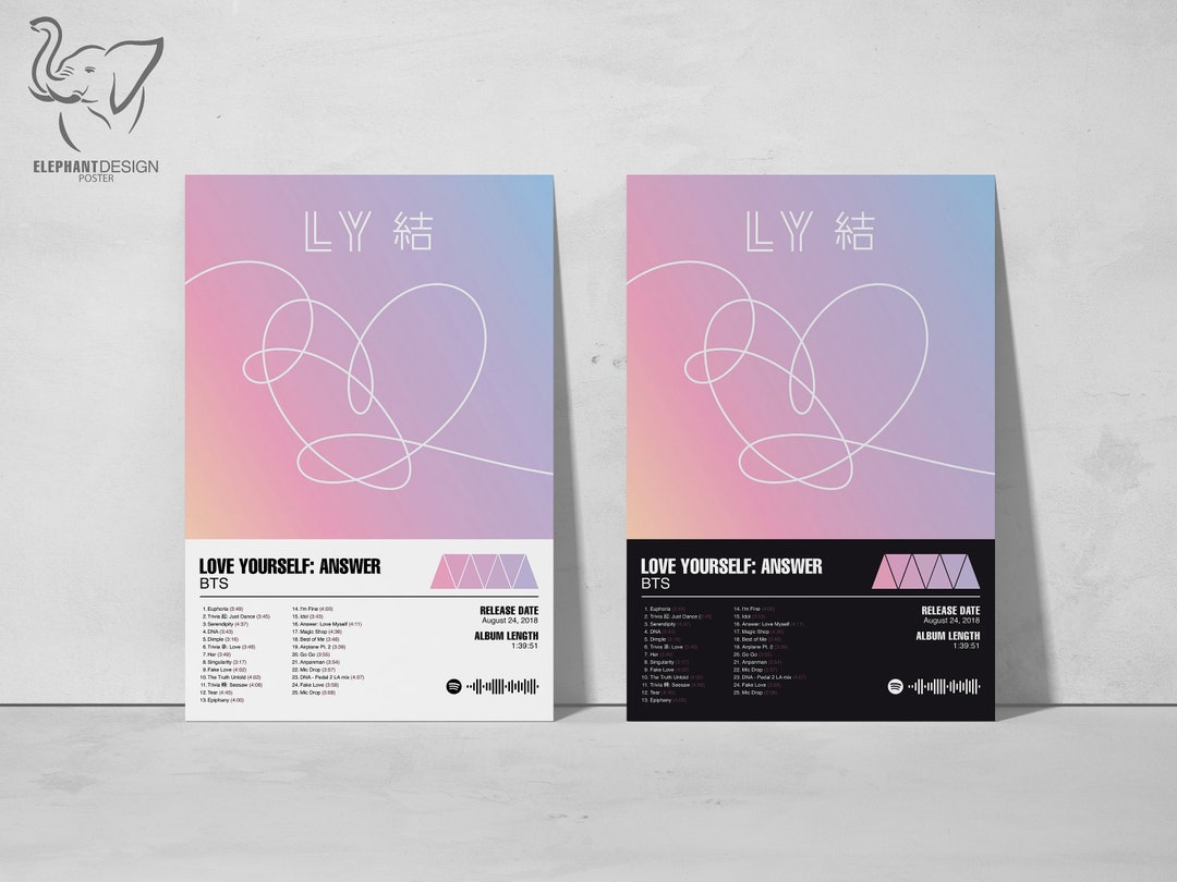 Love Yourself Answer Poster BTS Album Cover Love Yourself Answer Album ...